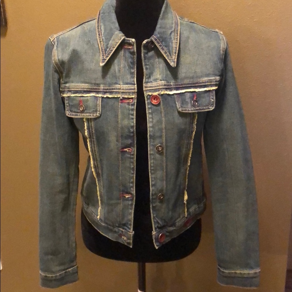 Rare Fiorucci Embellished Vintage Jeans Jacket - Gem